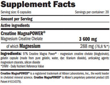 Creatine MagnaPower, 120 капсули, Amix | Ozone.bg