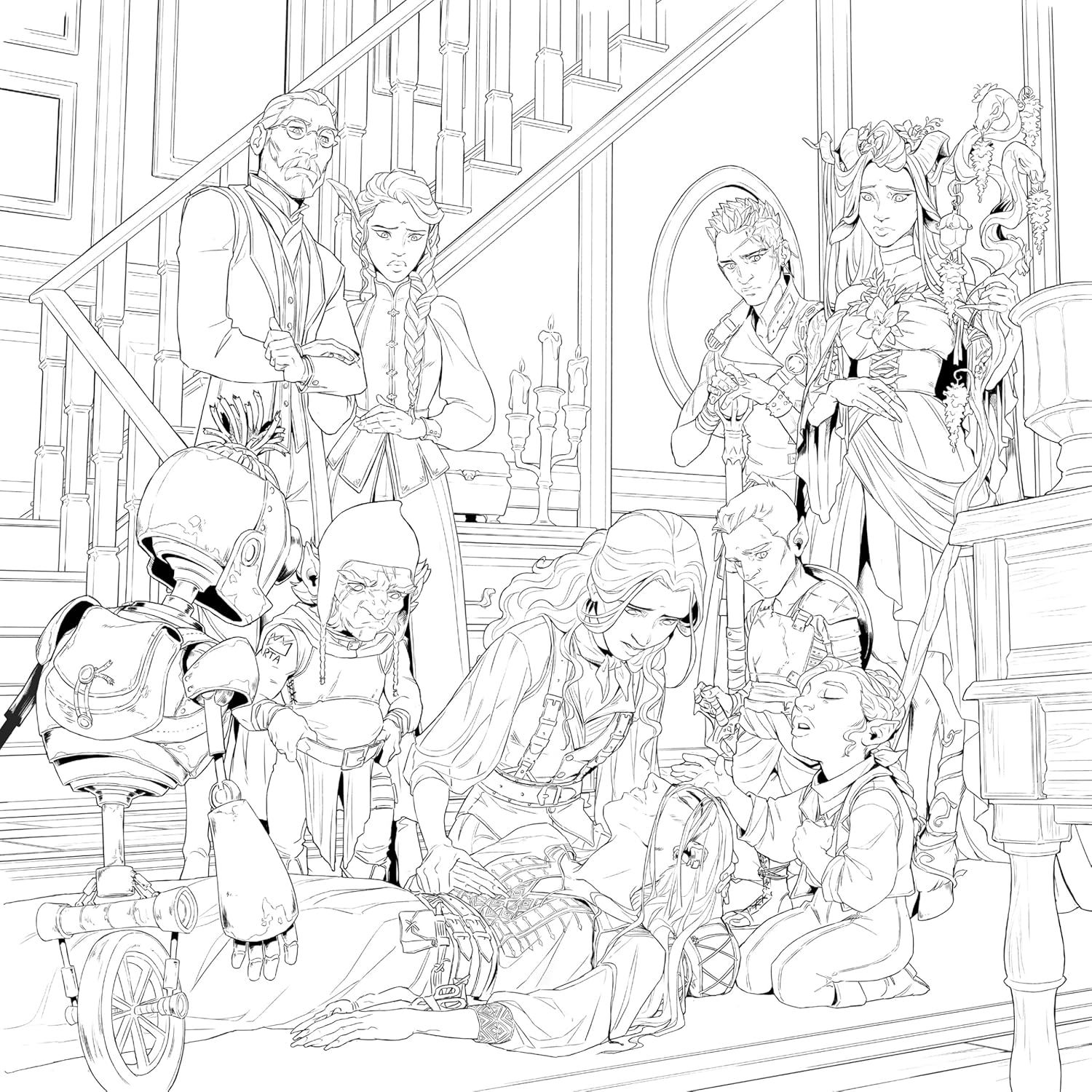 Critical Role: Bells Hells Coloring Book | Колектив | Цена | Ozone.bg