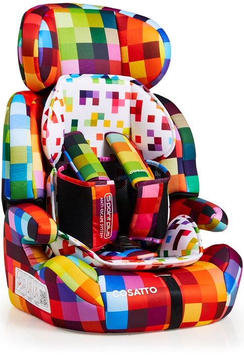 Столче за кола Cosatto Zoomi - Pixelate, 9-36 kg | Добра цена | Ozone.bg