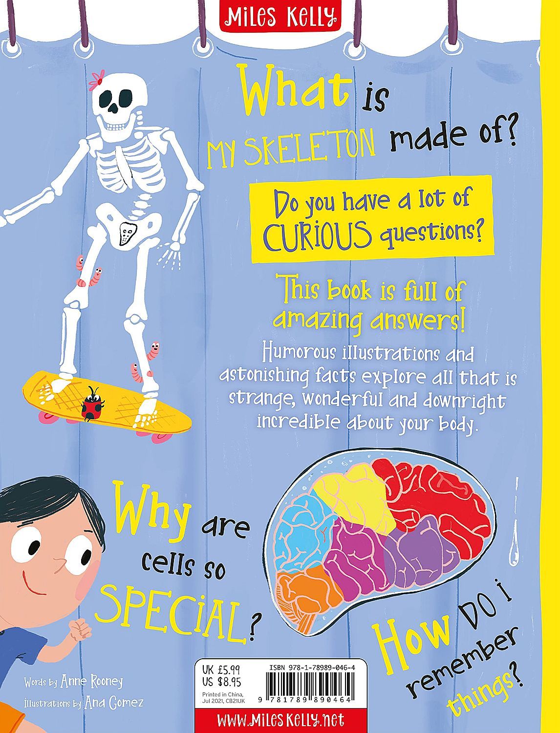 Curious Questions and Answers: My Body (Miles Kelly) | Anne Rooney ...