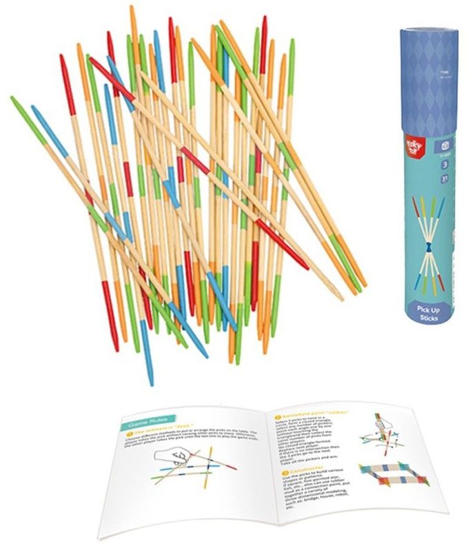 Дървена детска игра Tooky Toy - Микадо | Отлична цена | Ozone.bg