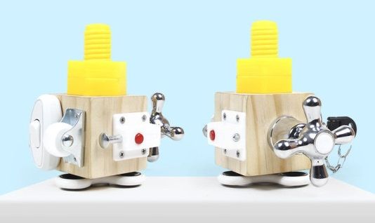 Дървена играчка Acool Toy - Кубче с активности, Вид 2 | Отлична цена ...