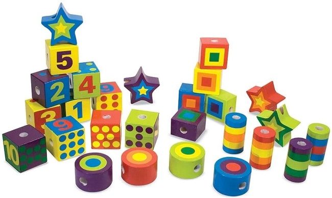 Дървени мъниста за нанизване Melissa & Doug | Отлична цена | Ozone.bg