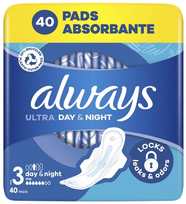 Дамски превръзки с крилца Always Ultra - Day & Night, Giga Pack, размер ...