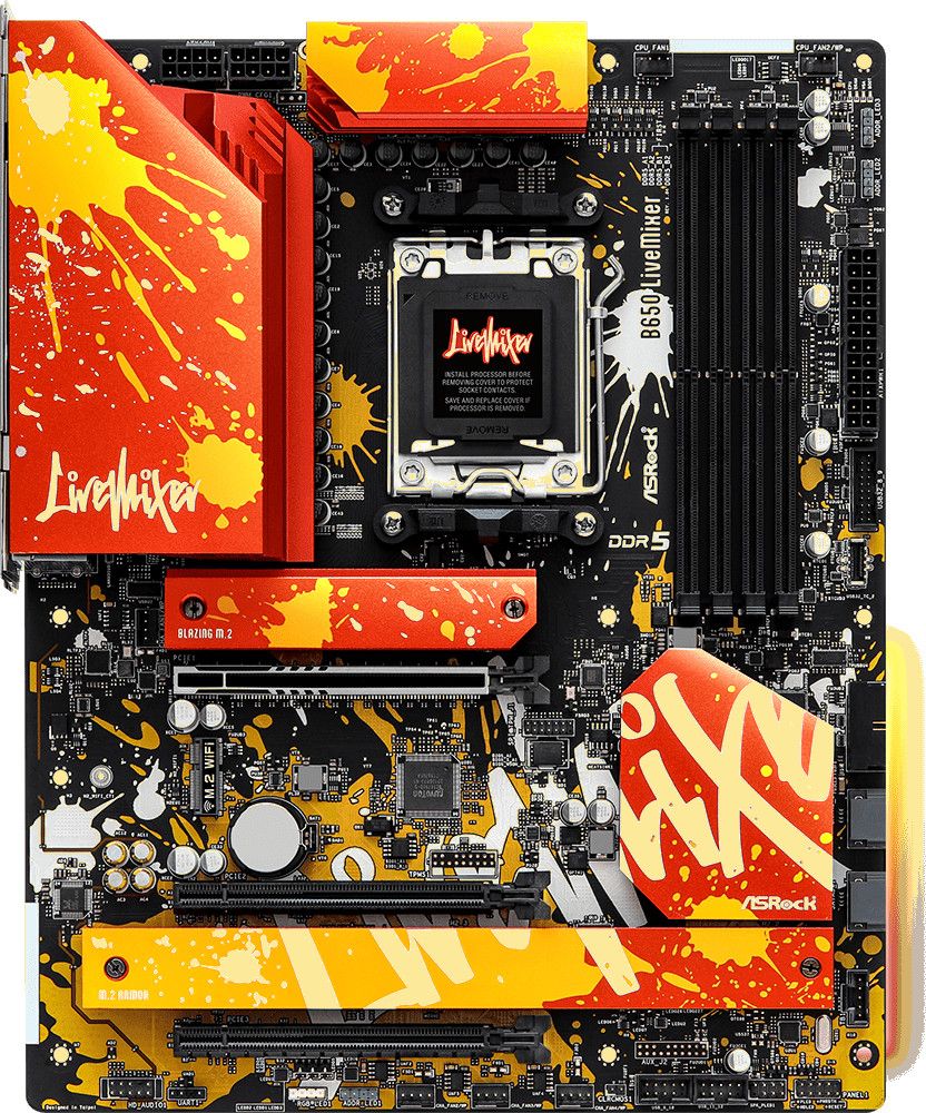 Дънна платка Asrock - B650 LiveMixer, AM5 | Ozone.bg
