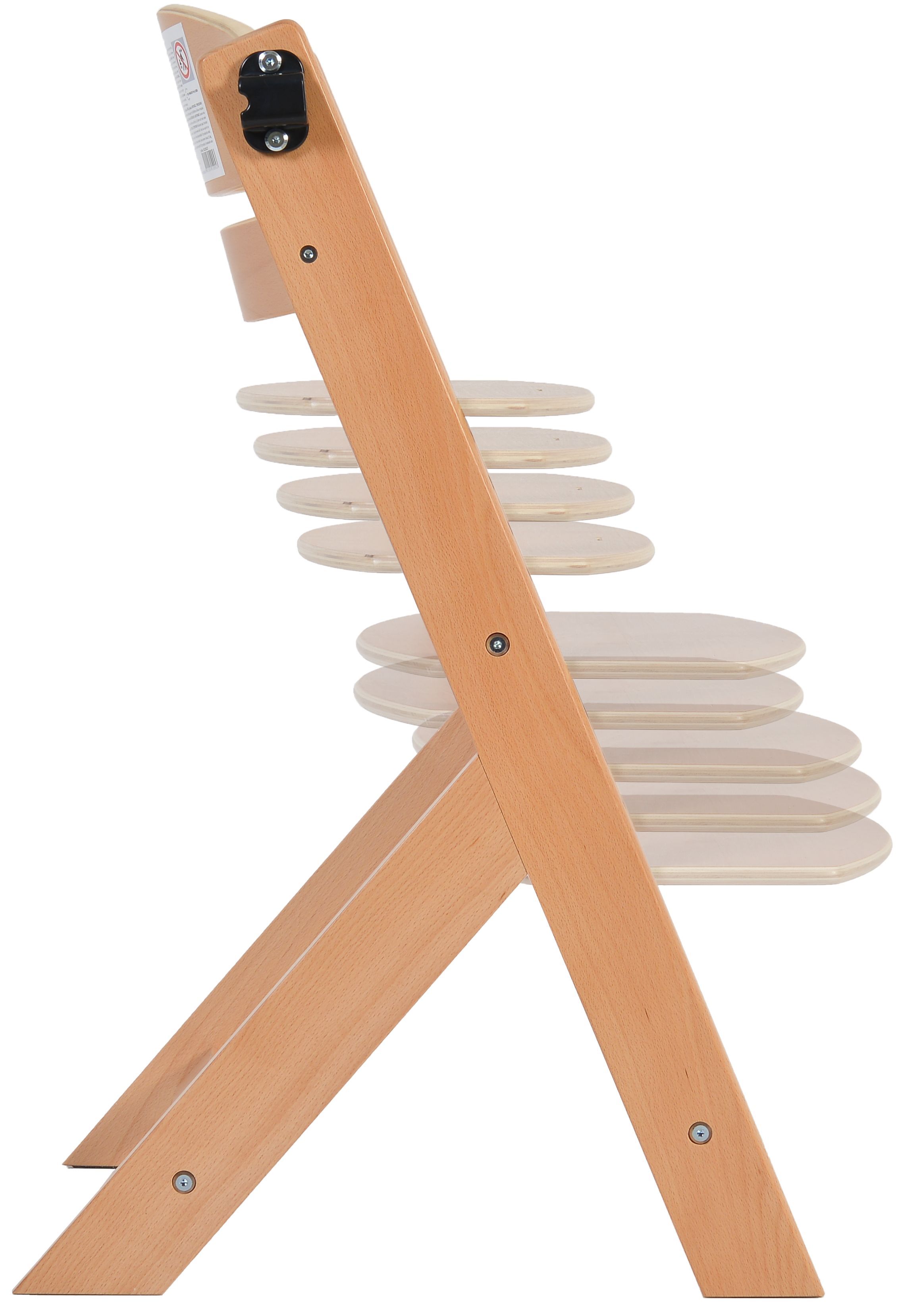 Дървен стол за хранене 2в1 Cangaroo - Nuttle, натурален | Добра цена ...