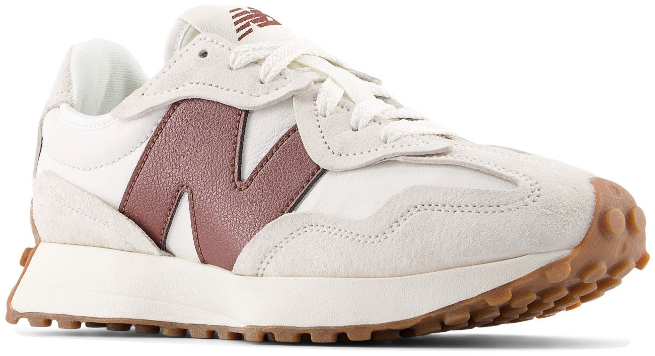 Дамски обувки New Balance - 327, бели/кафяви | Ozone.bg