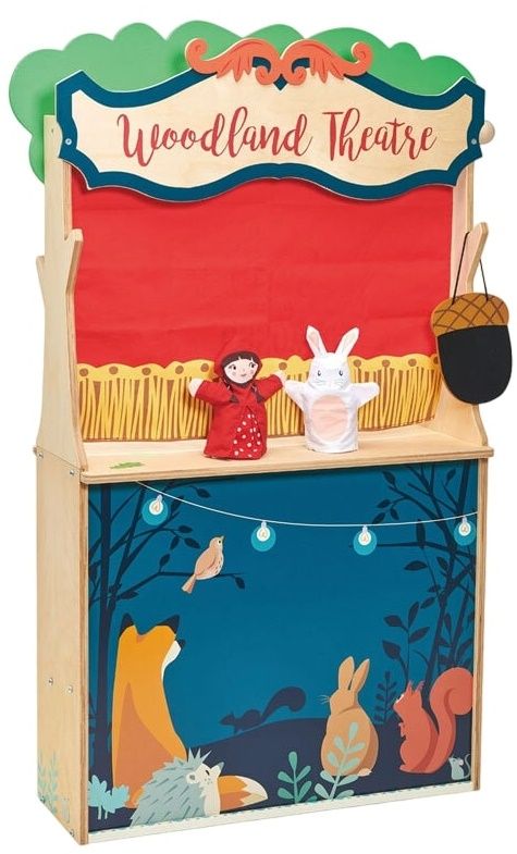 Дървена играчка 2 в 1 Tender Leaf Toys - Магазин и куклен театър | Отлична цена | Ozone.bg