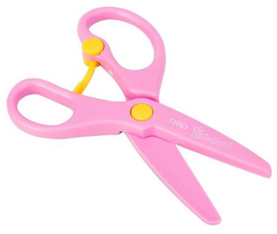 Детска ножица Deli Bumpees - Розова, 13 cm | Ozone.bg