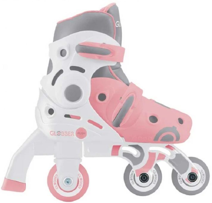 Детски ролери 2 в 1 Globber - Learning Inline Skates, размер 26-29 ...