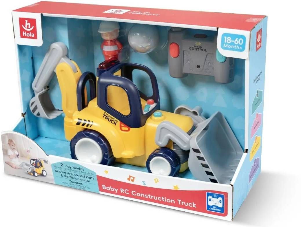 Детска играчка Hola toys - Строителен камион с дистанционно | Отлична ...