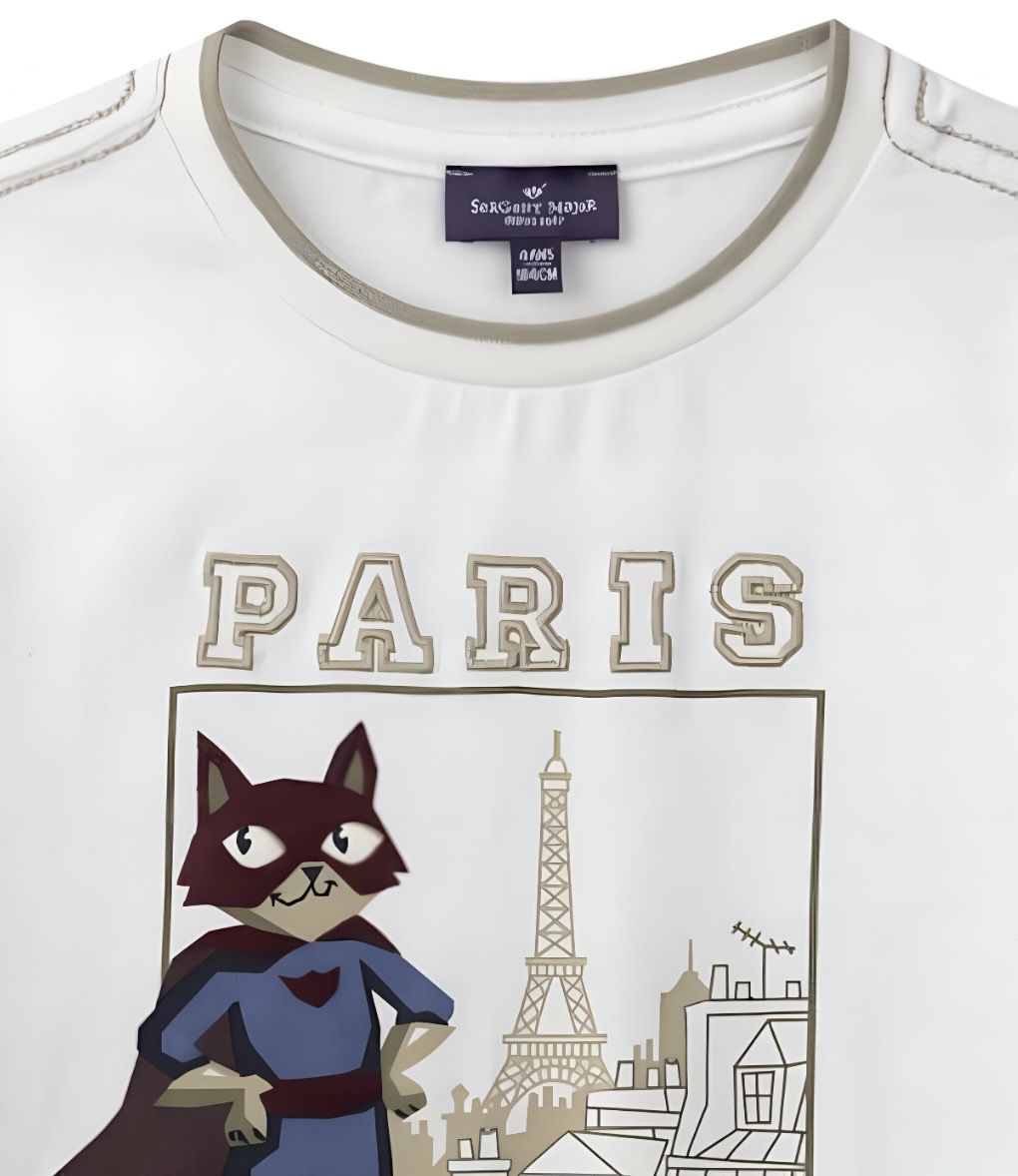 Детска блуза Sergent Major - Lufage, с щампа и надпис, 7 г | Добра цена ...