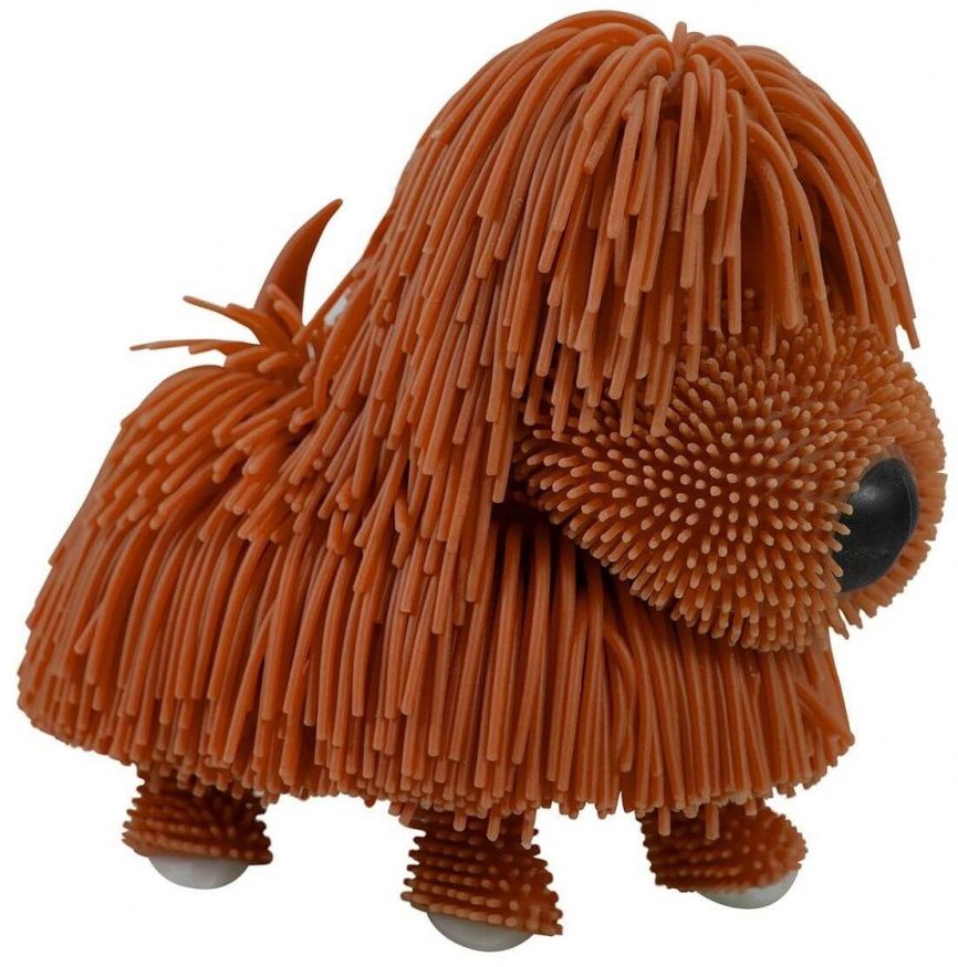 Детска играчка Eolo Toys Jiggly Pets - Рошльо куче със звуци, кафяво | Отлична цена | Ozone.bg