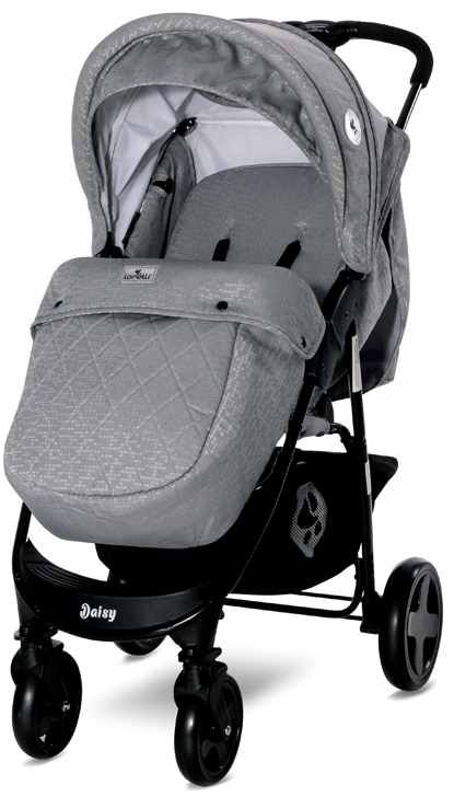 Детска лятна количка с покривало Lorelli - Daisy Basic, сива | Ozone.bg