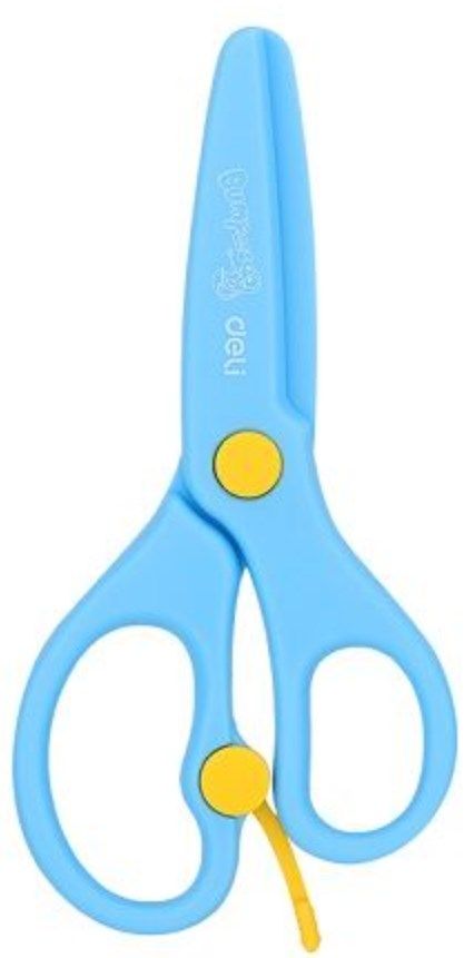 Детска ножица Deli Bumpees - Синя, 13 cm | Ozone.bg