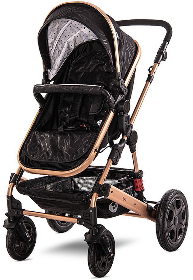 Детска комбинирана количка 3в1 Lorelli - Lora Set, Luxе Black | Добра цена | Ozone.bg