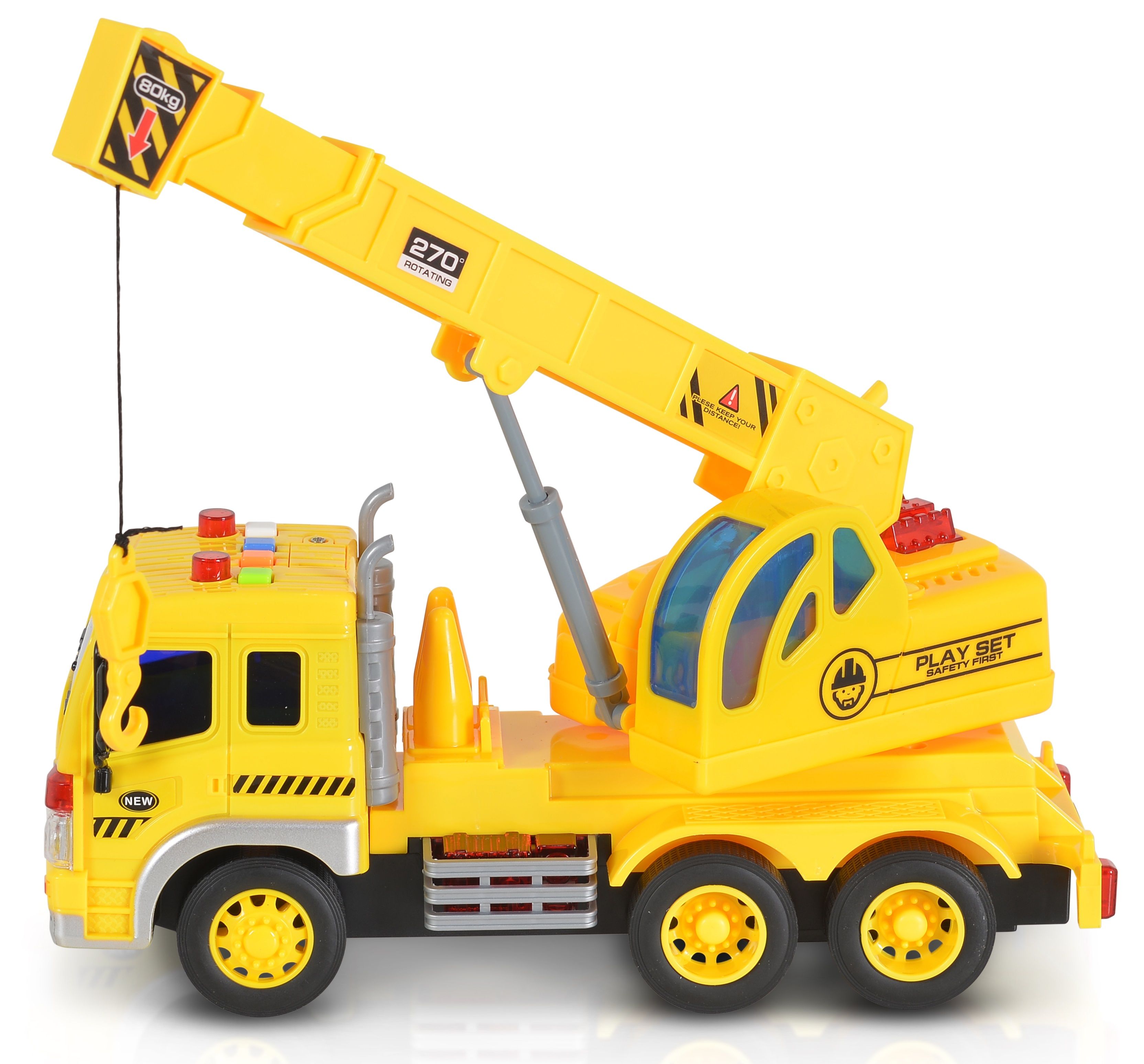 Детска играчка Moni Toys - Камион с кабина и кран, 1:16 | Отлична цена | Ozone.bg