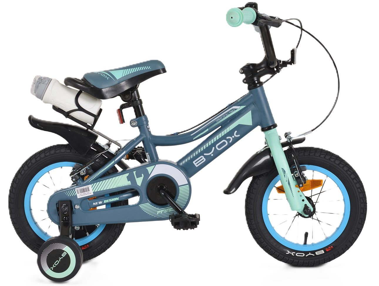 Детски велосипед Byox - Prince, сив, 12′′ | Отлична цена | Ozone.bg