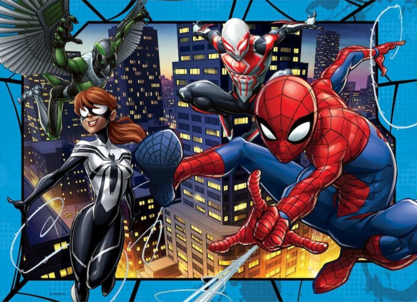 Детски пъзел Ravensburger от 4 x 100 части - Спайдърмен | Супер цена ...