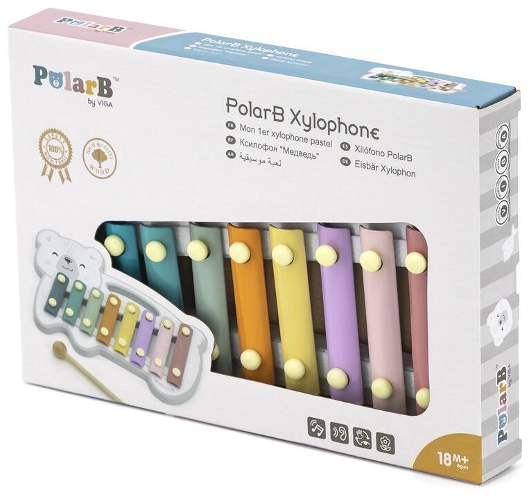 Детски ксилофон Viga Polar B - Мече | Отлична цена | Ozone.bg