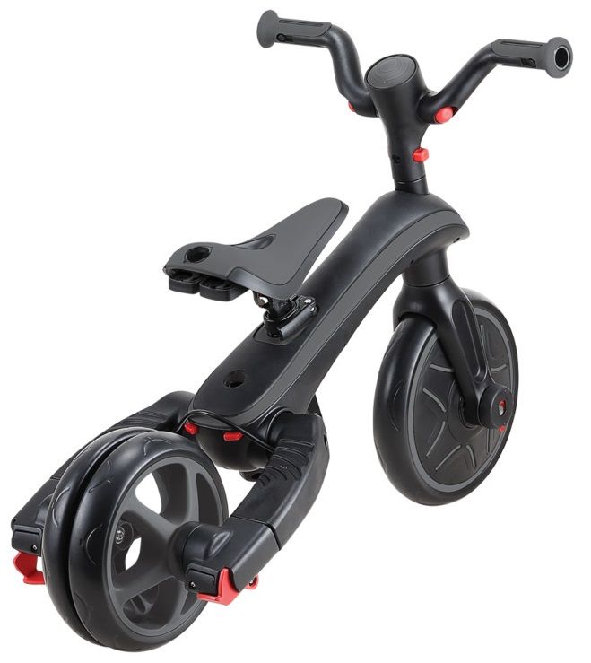 Детска сгъваема триколка 4 в 1 Globber - Explorer Trike Foldable, сиво ...