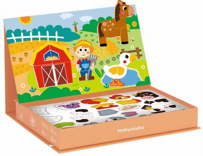 Детска игра Tooky Toy - Ферма с магнити | Отлична цена | Ozone.bg