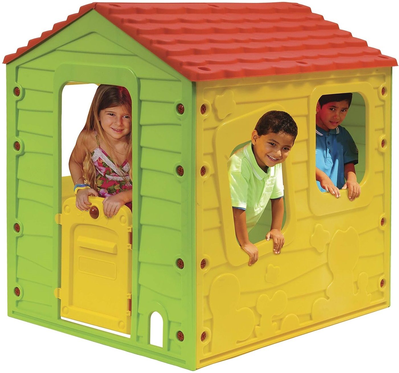 Детска градинска къща за игра Starplast - Весела ферма | Отлична цена ...