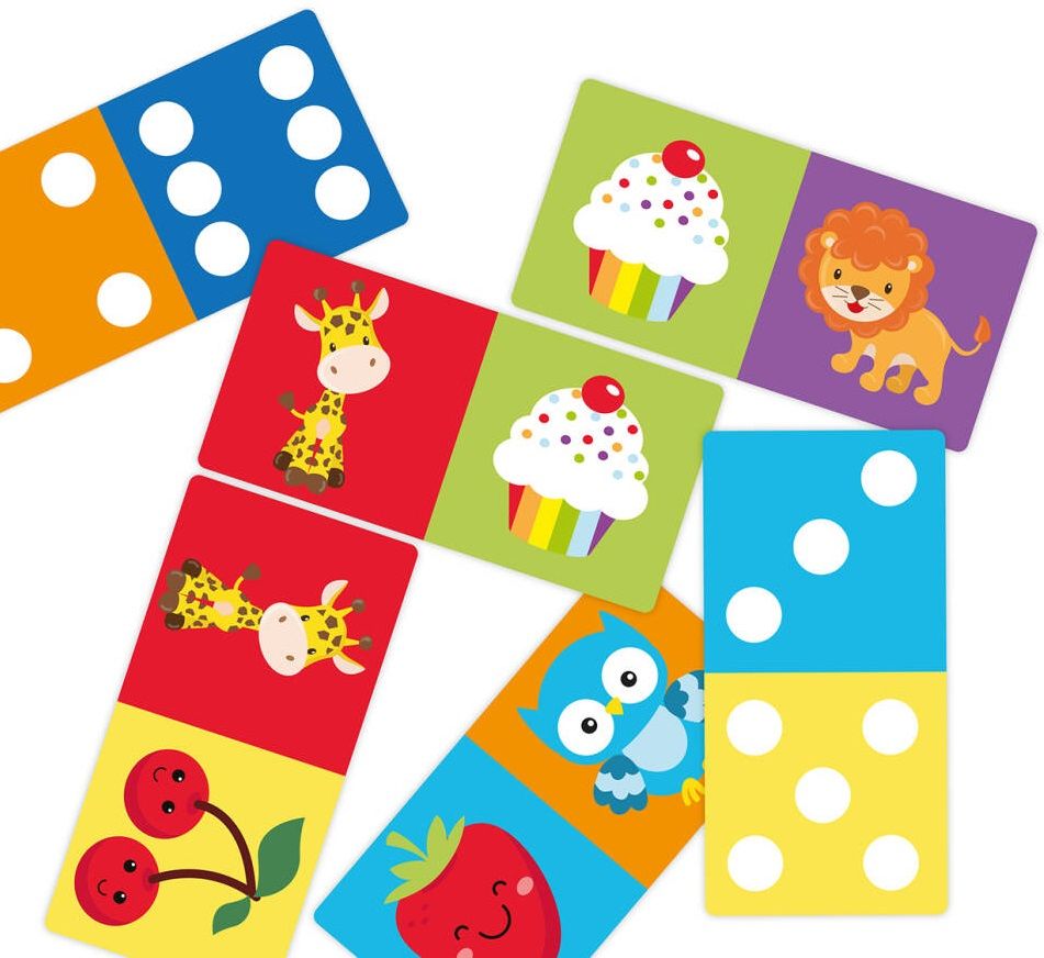 Детско домино Grafix - Двустранно, 28 карти | Отлична цена | Ozone.bg