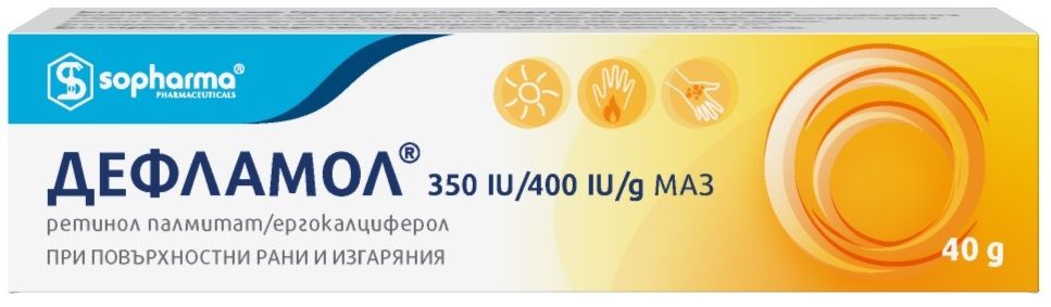 Дефламол Маз, 40 g, Sopharma | Ozone.bg