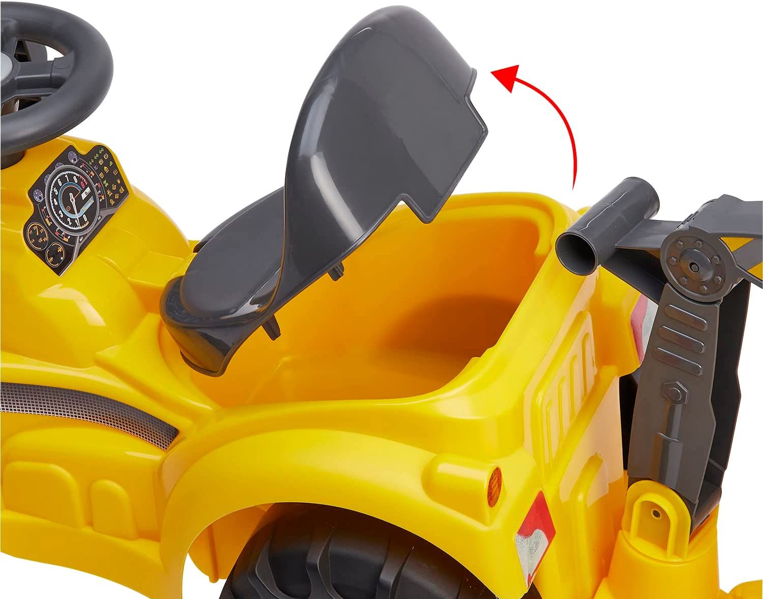 Детски багер за яздене Ecoiffier - С ремарке | Отлична цена | Ozone.bg