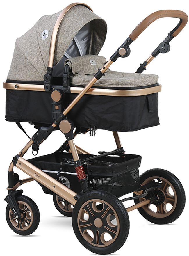 Детска комбинирана количка 3в1 Lorelli - Lora Set, Pearl Beige | Добра цена | Ozone.bg