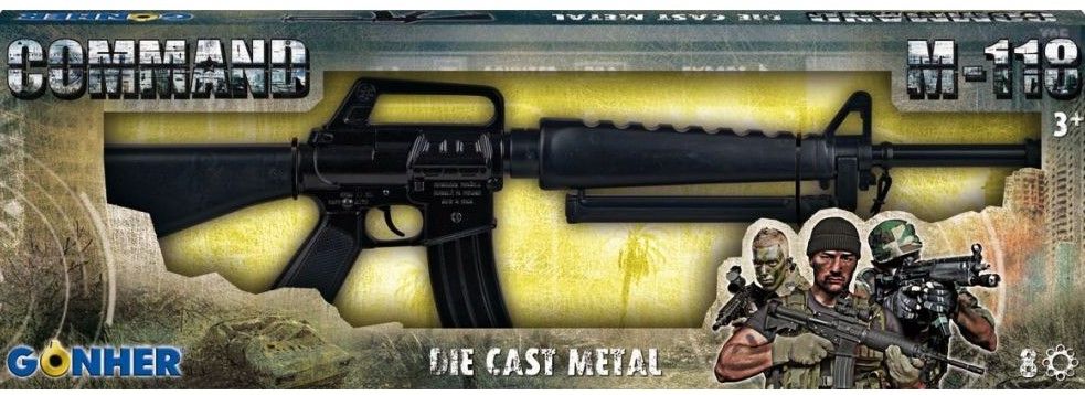 Детска играчка Gonher - Военен автомат | Отлична цена | Ozone.bg