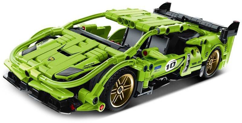 Детски конструктор iM.Master - Спортен автомобил, 457 части, зелен | Отлична цена | Ozone.bg