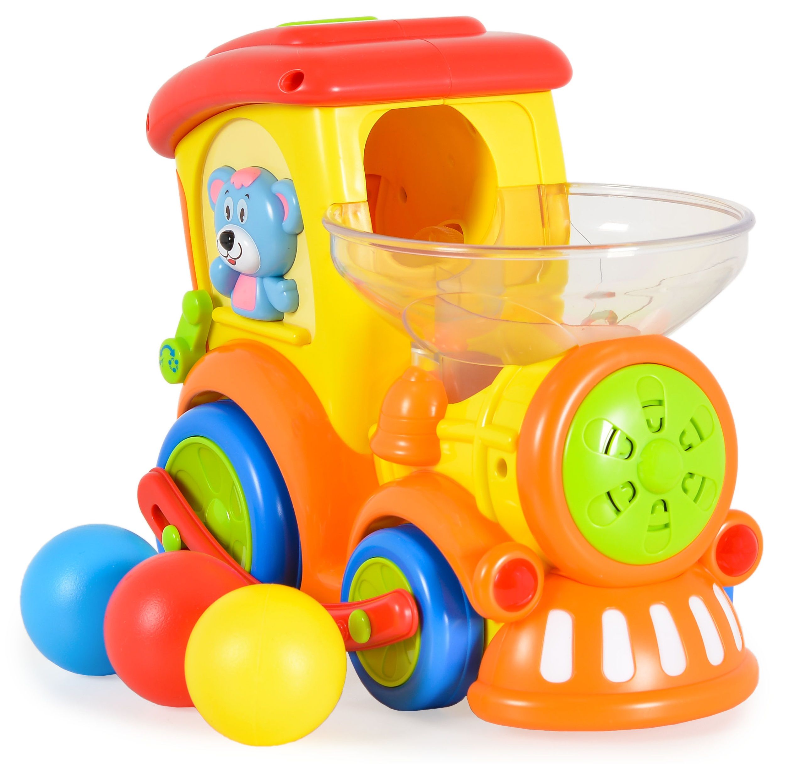 Детска играчка Hola Toys - Влакче с топки | Отлична цена | Ozone.bg