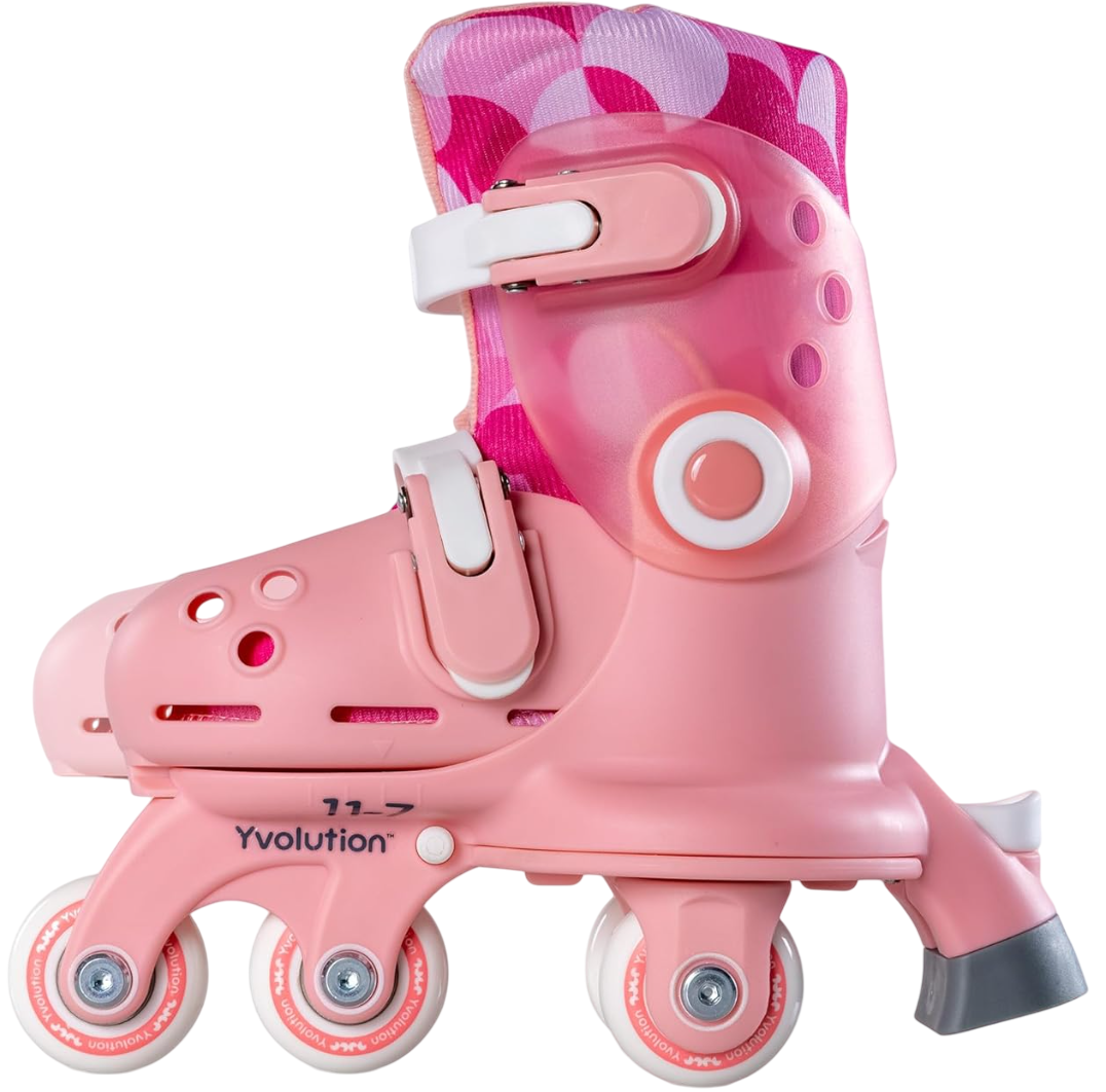 Детски ролери Yvolution - Twista Skates, размер 23-28, розови | Отлична ...