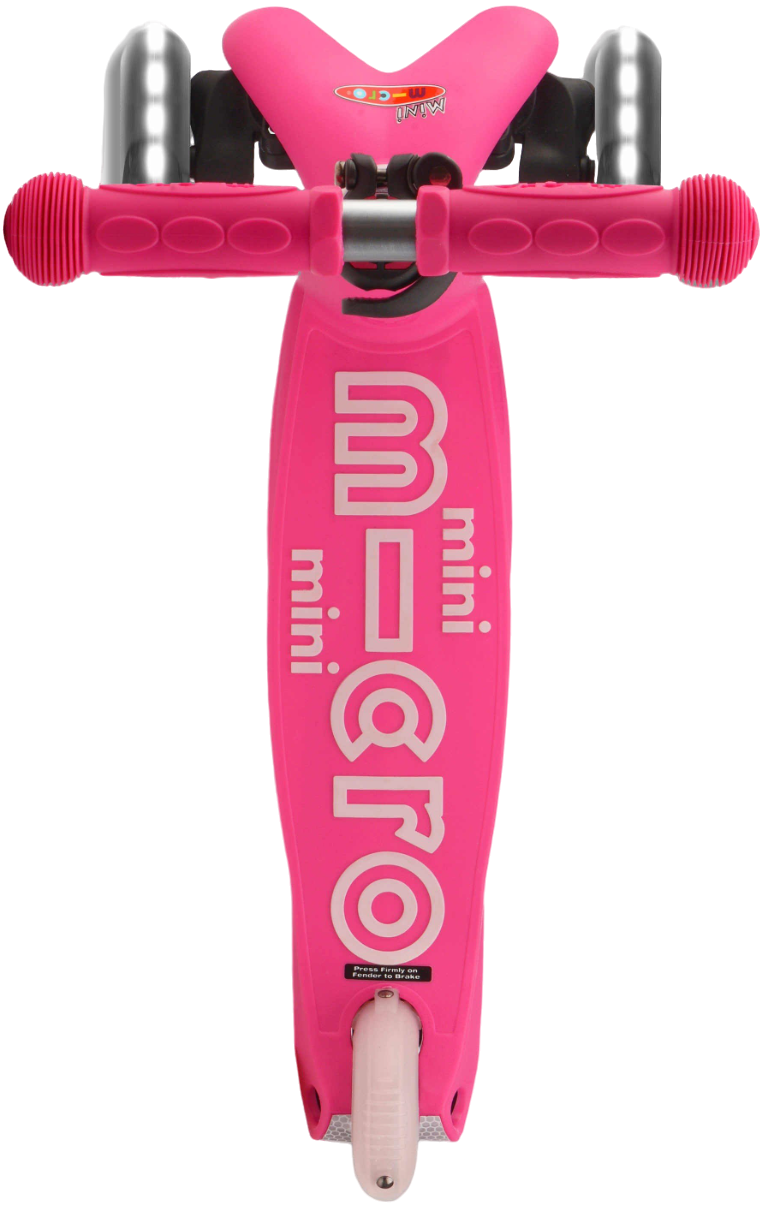 Детска тротинетка Micro - Mini Deluxe LED, Pink | Отлична цена | Ozone.bg