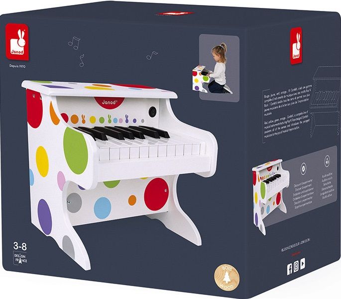 Детско електронно пиано Janod - Confetti | Отлична цена | Ozone.bg
