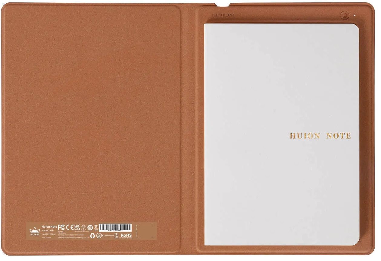 Дигитален бележник и графичен таблет HUION - Note X10, кафяв | Ozone.bg