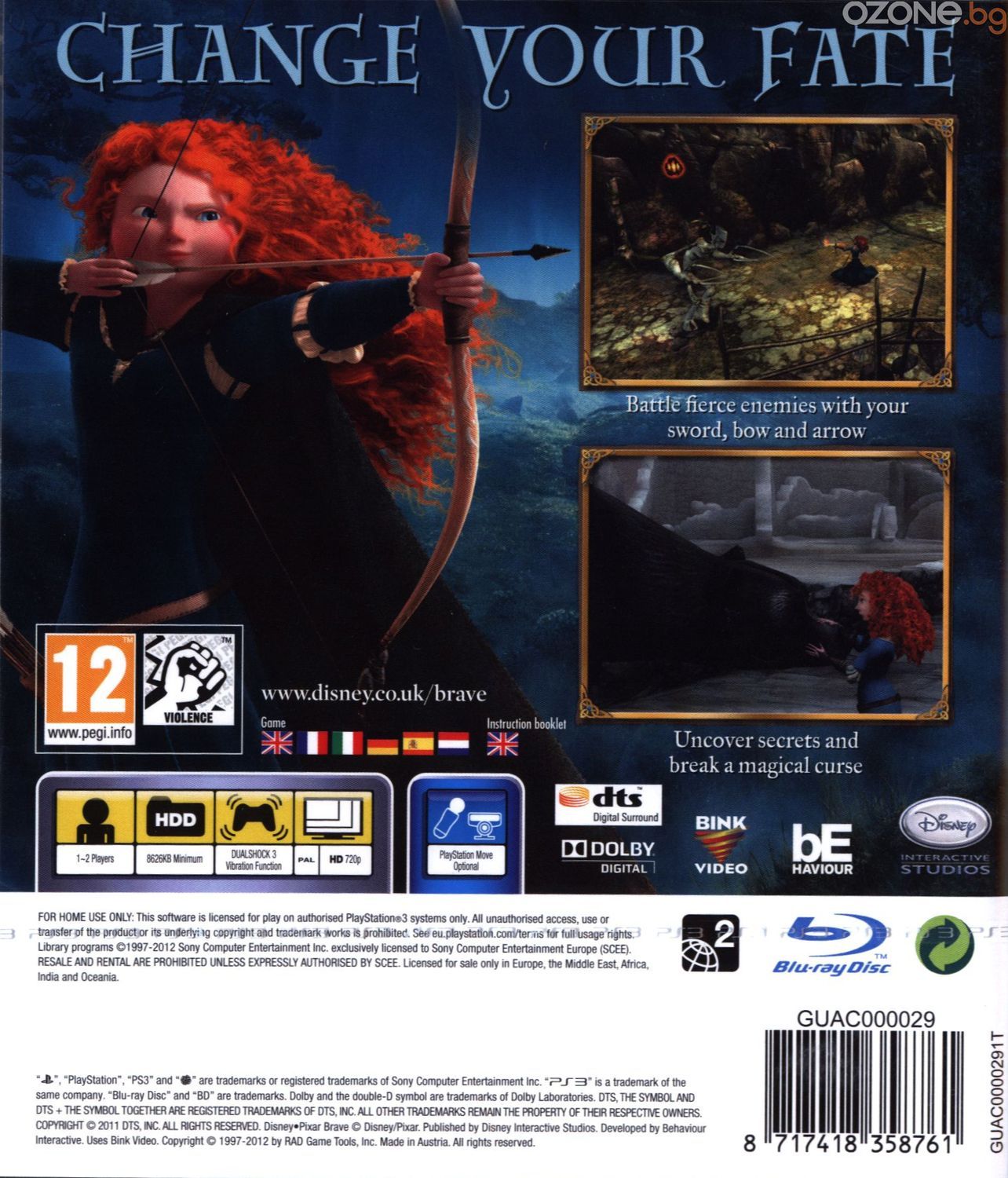 Brave: The Video Game (PS3) | Ozone.bg