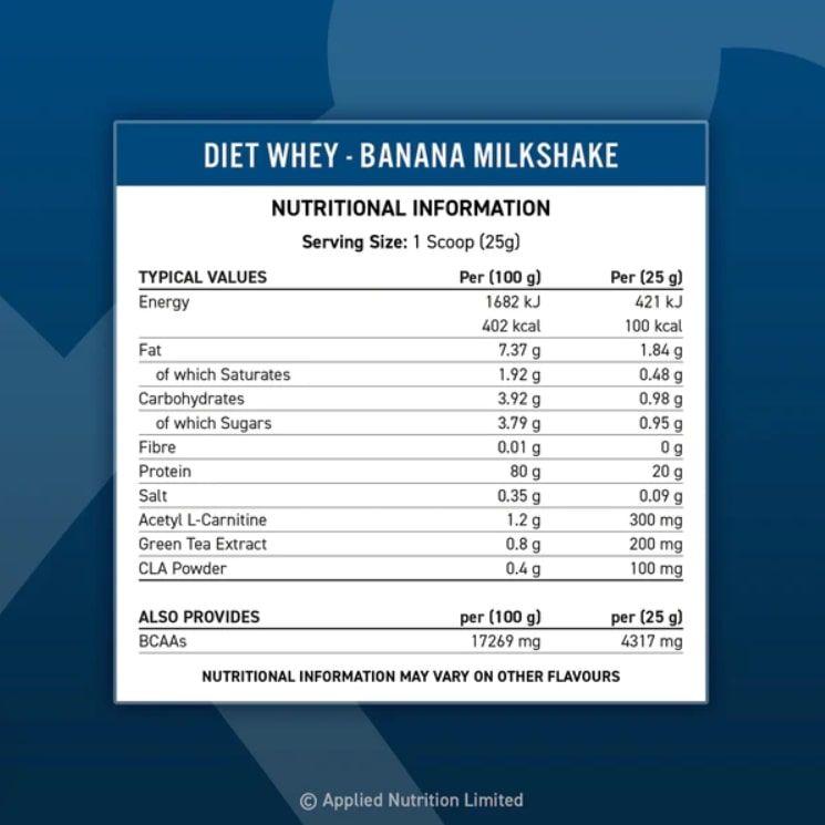 Diet Whey Protein, шоколад, 1 kg, Applied Nutrition | Ozone.bg
