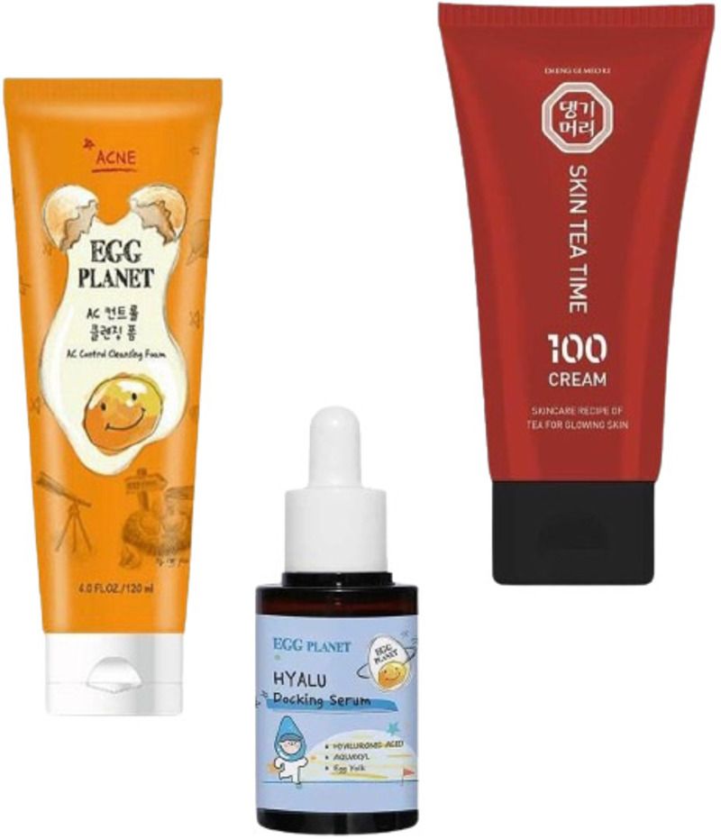 Doori Egg Planet Комплект - Серум, Измивен гел и Хидратиращ крем, 30 + 120 + 80 ml | Ozone.bg