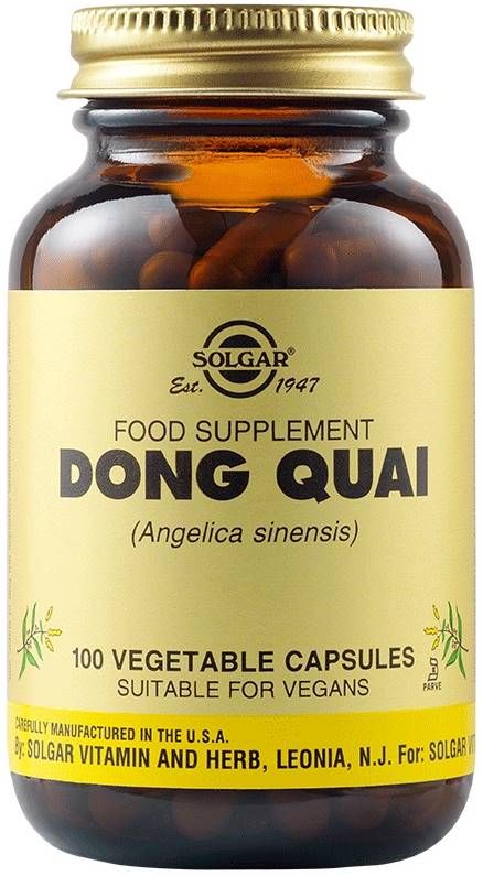 Dong Quai, 100 растителни капсули, Solgar | Ozone.bg