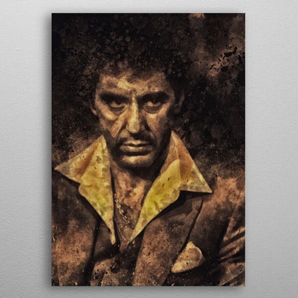 Метален постер Displate - Scarface | Ozone.bg