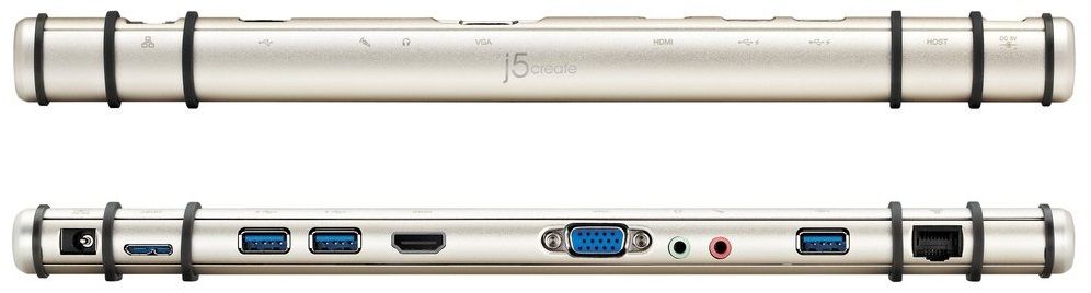 Докинг станция j5create - Mini Ultra JUD531, 9 порта, сребриста | Ozone.bg