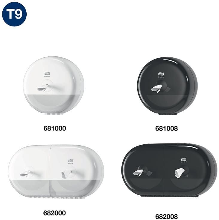 Двупластова тоалетна хартия Tork - SmartOne Mini Advanced, T9, 12 х 620 ...