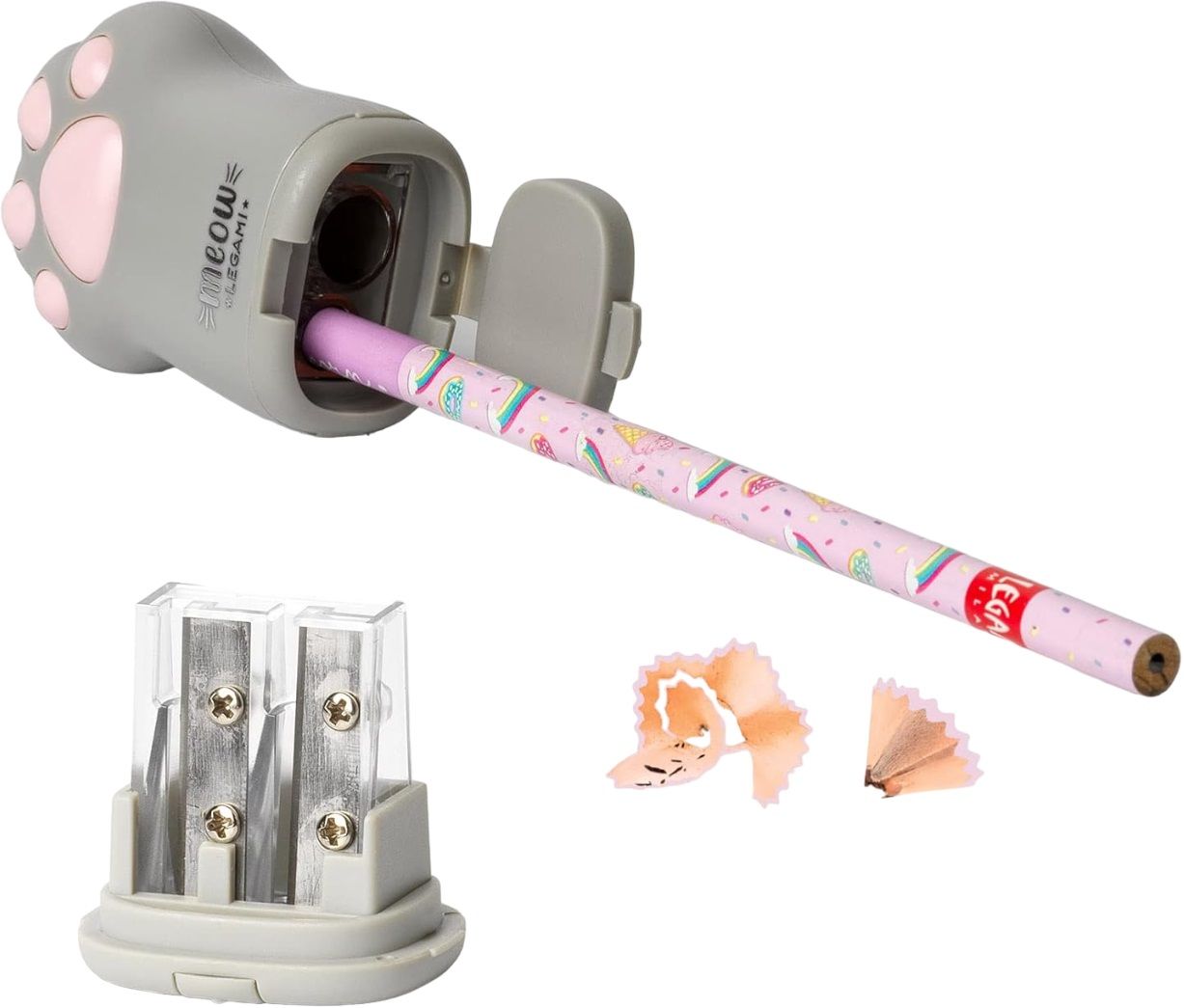 Двойна острилка с контейнер Legami Meow | Ozone.bg