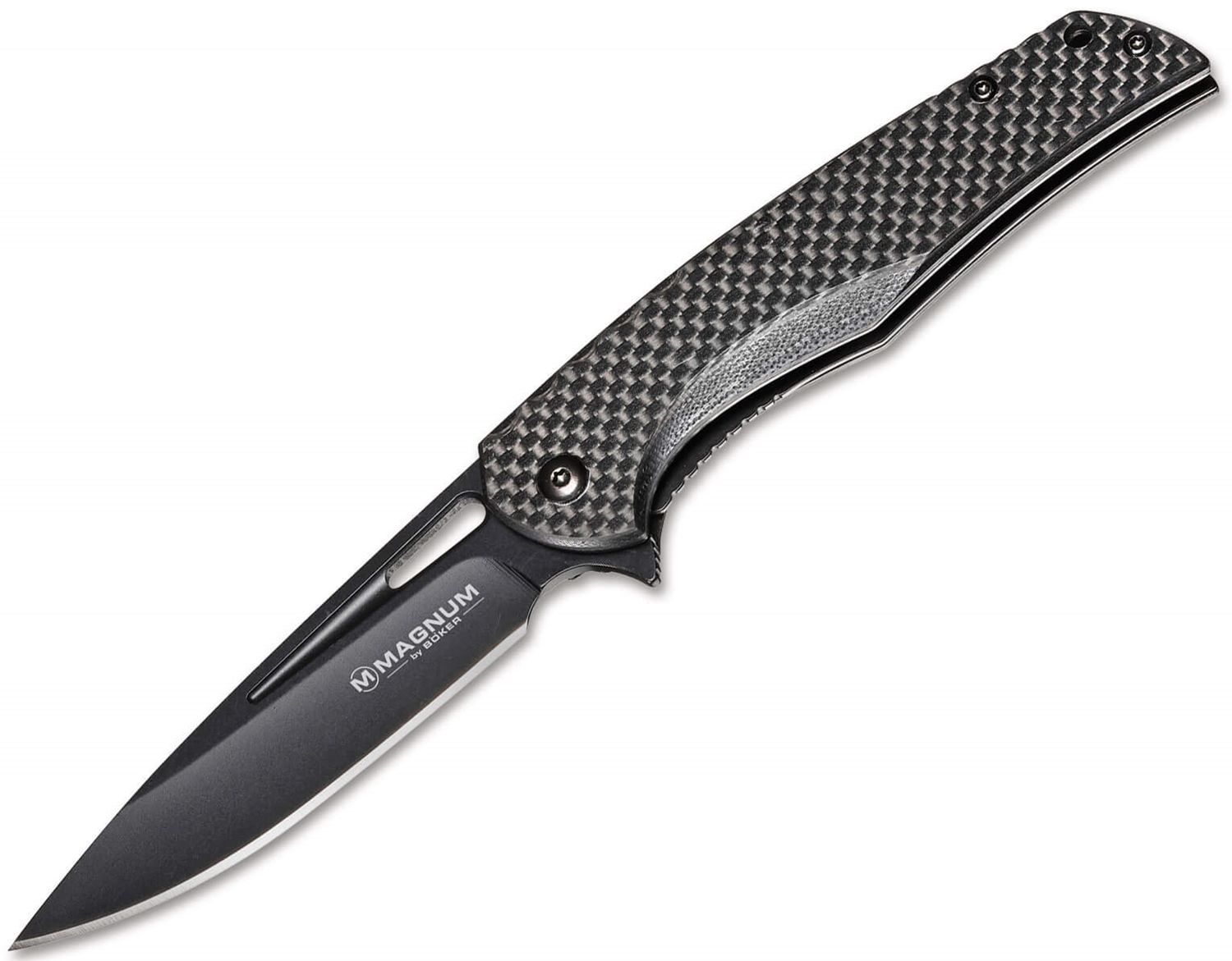 Джобен нож Boker Magnum - Black Carbon | Ozone.bg