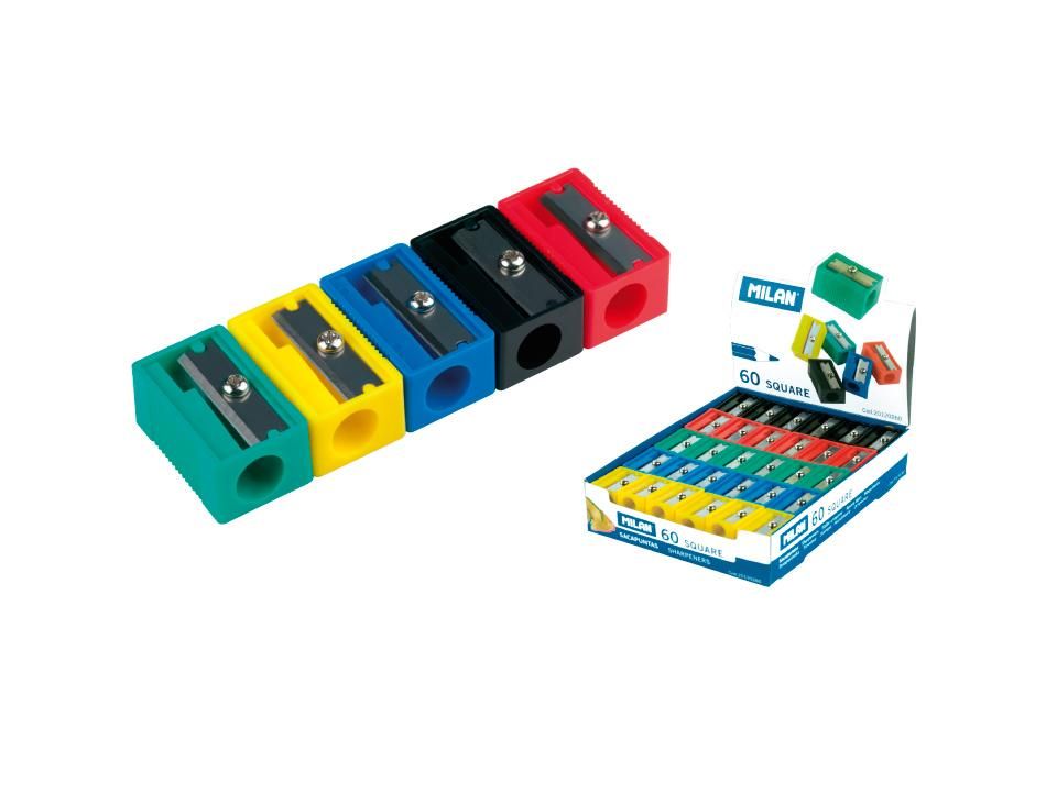 Острилка за моливи, пластмасова, каре | Ozone.bg