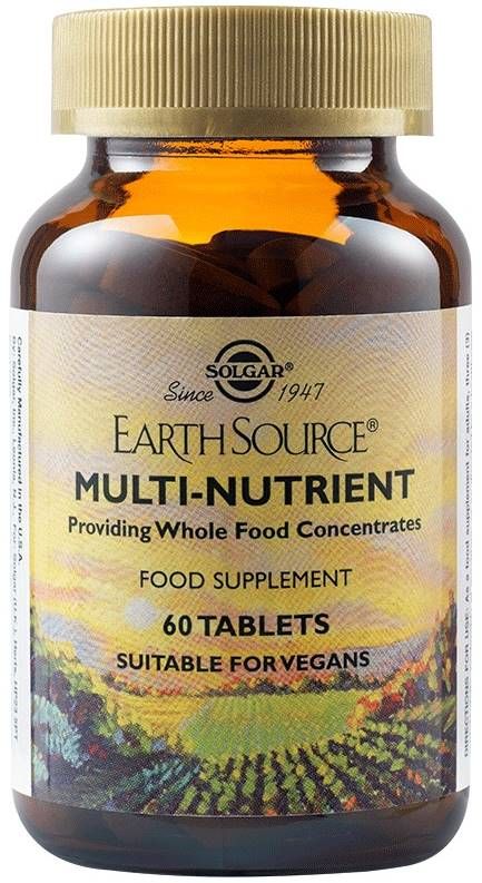 Earth Source Multi-Nutrient, 60 таблетки, Solgar | Ozone.bg