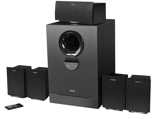 Аудио система Edifier R501 T III - 5.1, черна | Ozone.bg